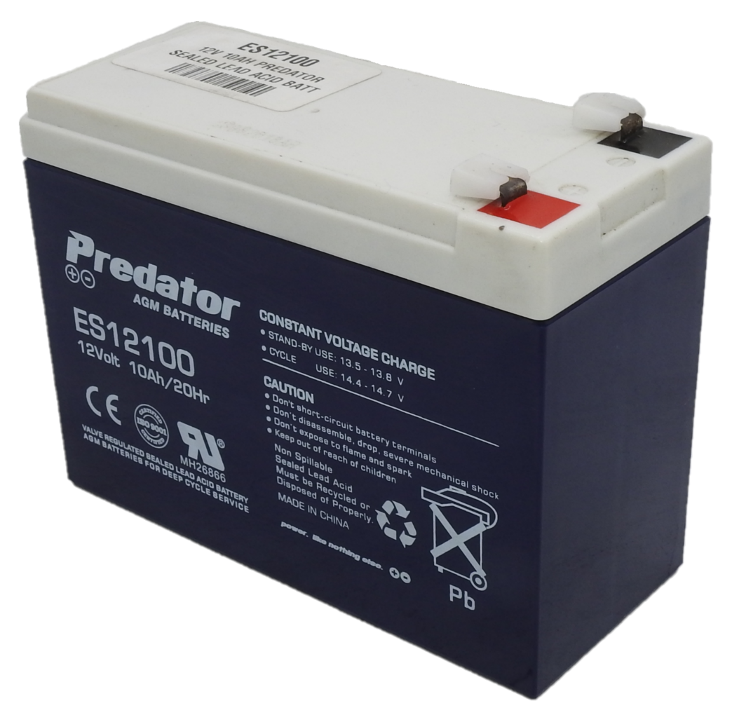 ES12100 ES12100 - 12VOLT 10AH PREDATOR SEALED LEAD ACID BATTERY - A1 ...