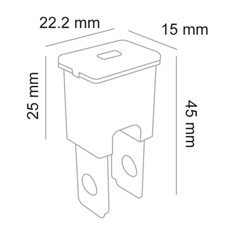 ACX1761BL 30AMP MALE PINK FUSE LINK - A1 Batterypro Queensland Australia