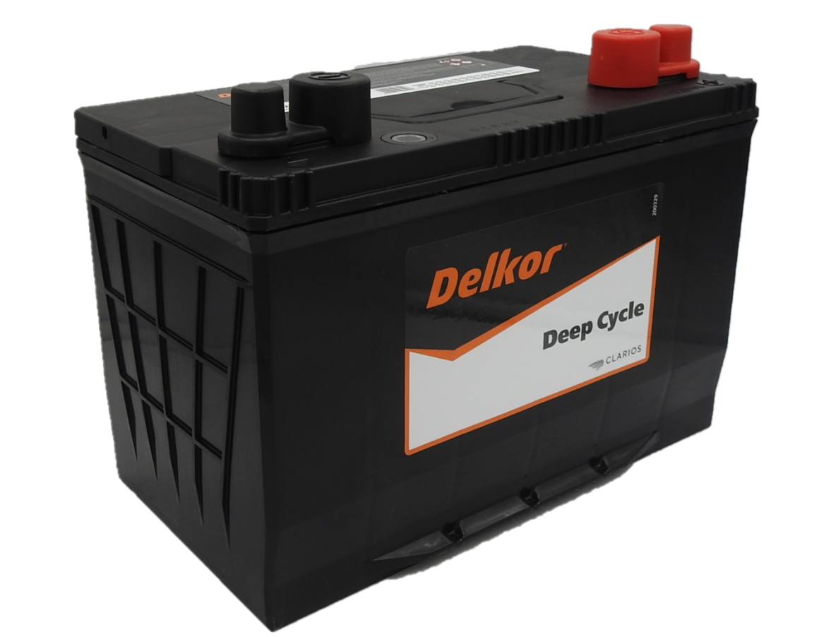 HDC27L HDC27L - 12VOLT 680CCA 100AH DELKOR EXTRA HEAVY DUTY DEEP CYCLE MAINTENANCE FREE BATTERY ...