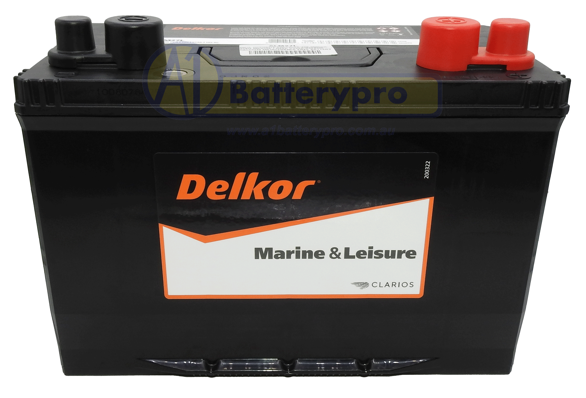 ALM27L M27L - 12VOLT 680CCA 97AH DELKOR HEAVY DUTY MARINE / LEISURE ...