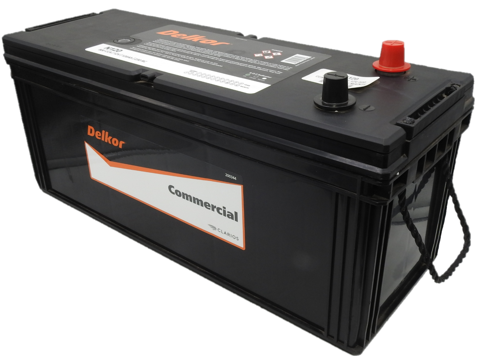 ALN120 N120 - 12VOLT 800CCA 120AH DELKOR HEAVY DUTY COMMERCIAL MAINTENANCE FREE BATTERY - RHP ...