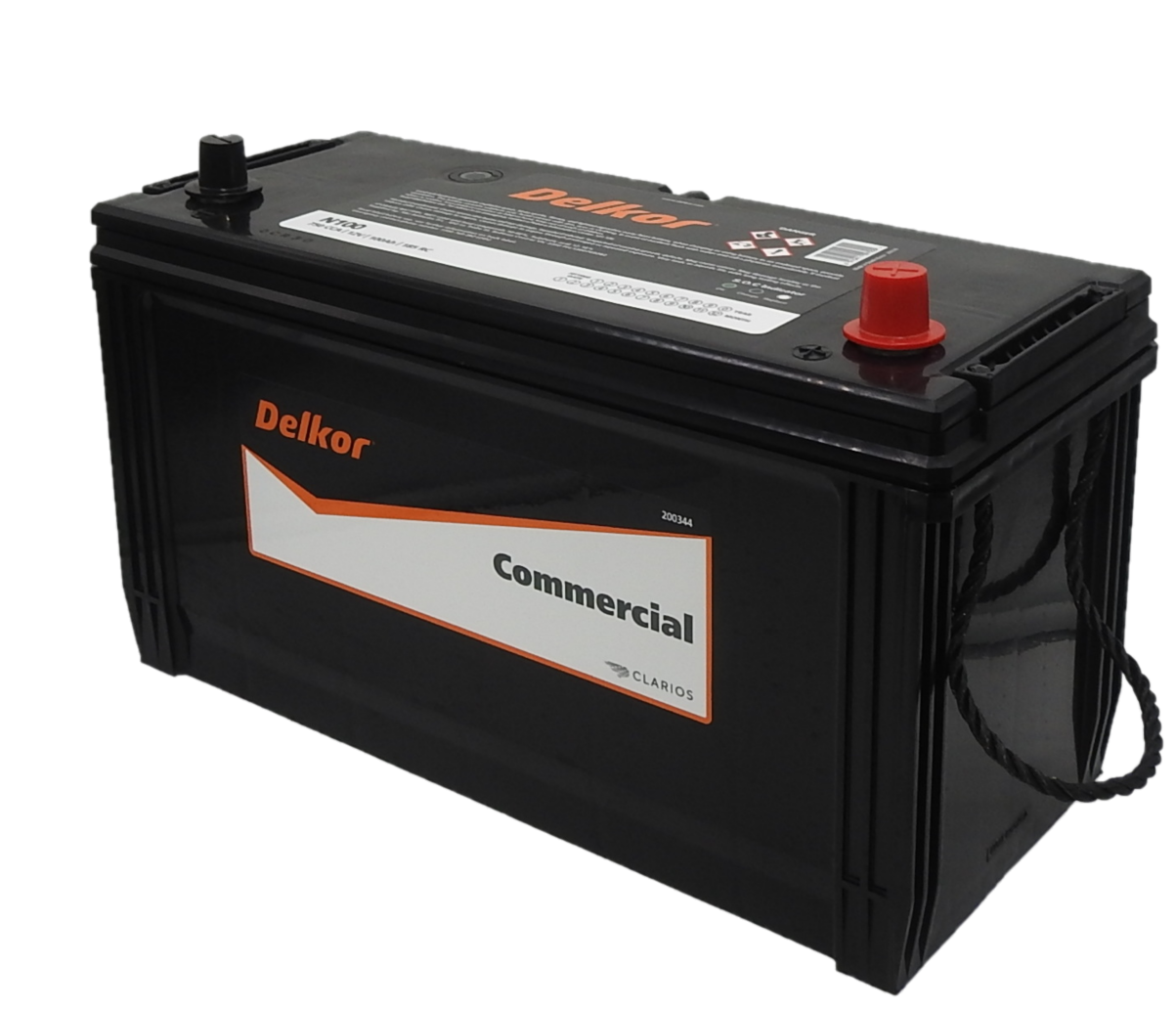 ALN100 N100L - 12VOLT 750CCA 100AH DELKOR HEAVY DUTY COMMERCIAL MAINTENANCE FREE BATTERY - RHP ...