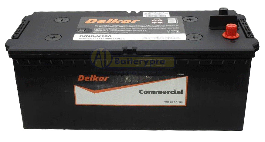 ALDINB-N180 DINB-N180 - 12VOLT 1050CCA 180AH DELKOR EXTRA HEAVY DUTY ...