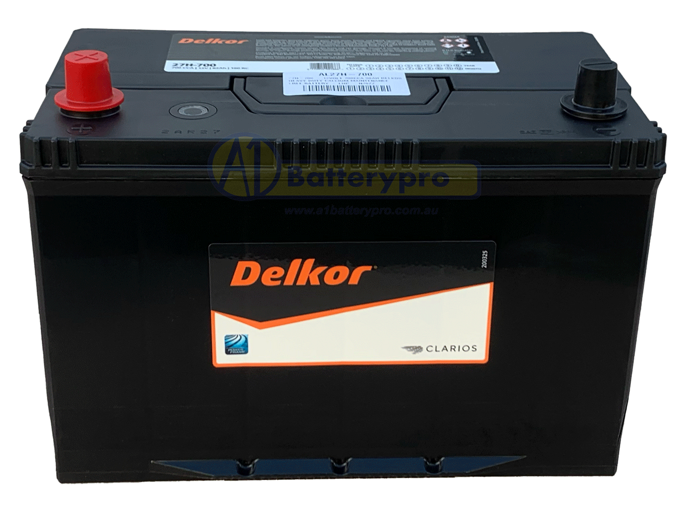 AL27H-700 27H-700 - 12VOLT 700CCA 90AH DELKOR HEAVY DUTY CALCIUM ...