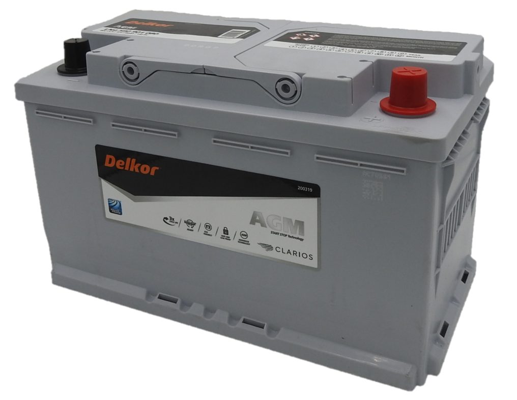 LN4-DIN77H LN4580901080 - 12VOLT 800CCA 80AH DELKOR HEAVY DUTY AGM STOP START MAINTENANCE FREE ...
