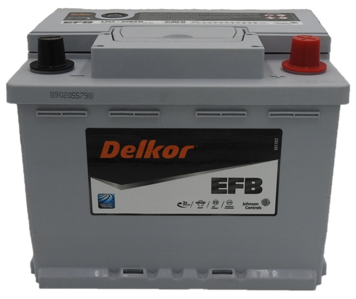 LN260EFB LN260EFB - 12VOLT 560CCA 60AH DELKOR HEAVY DUTY EFB STOP START TECHNOLOGY MAINTENANCE ...