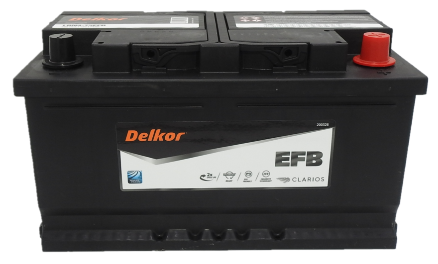 LBN475EFB LBN475EFB - 12VOLT 730CCA 75AH DELKOR HEAVY DUTY EFB STOP START TECHNOLOGY MAINTENANCE ...
