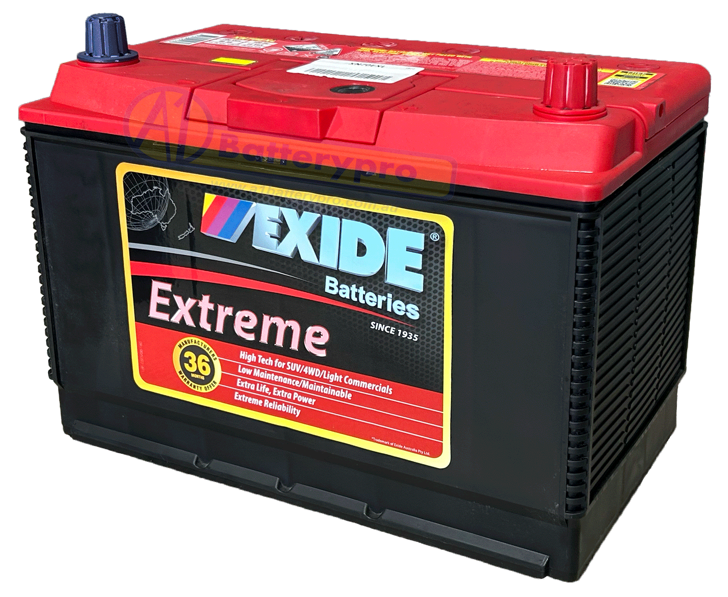 XN70EXL N70EXL - 12VOLT 720CCA 95AH EXTREME BATTERY - RHP - A1 ...