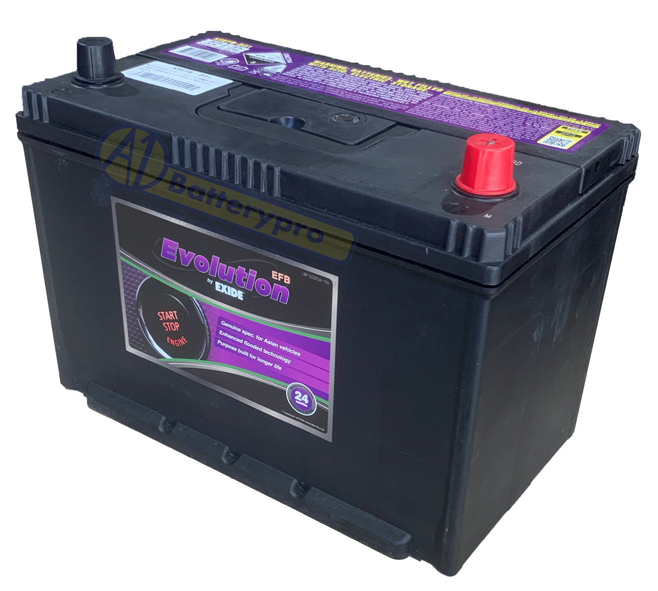 SSEFB-D31 N70ZZL - 12VOLT 760CCA EXIDE EFB STOP START TECHNOLOGY ...