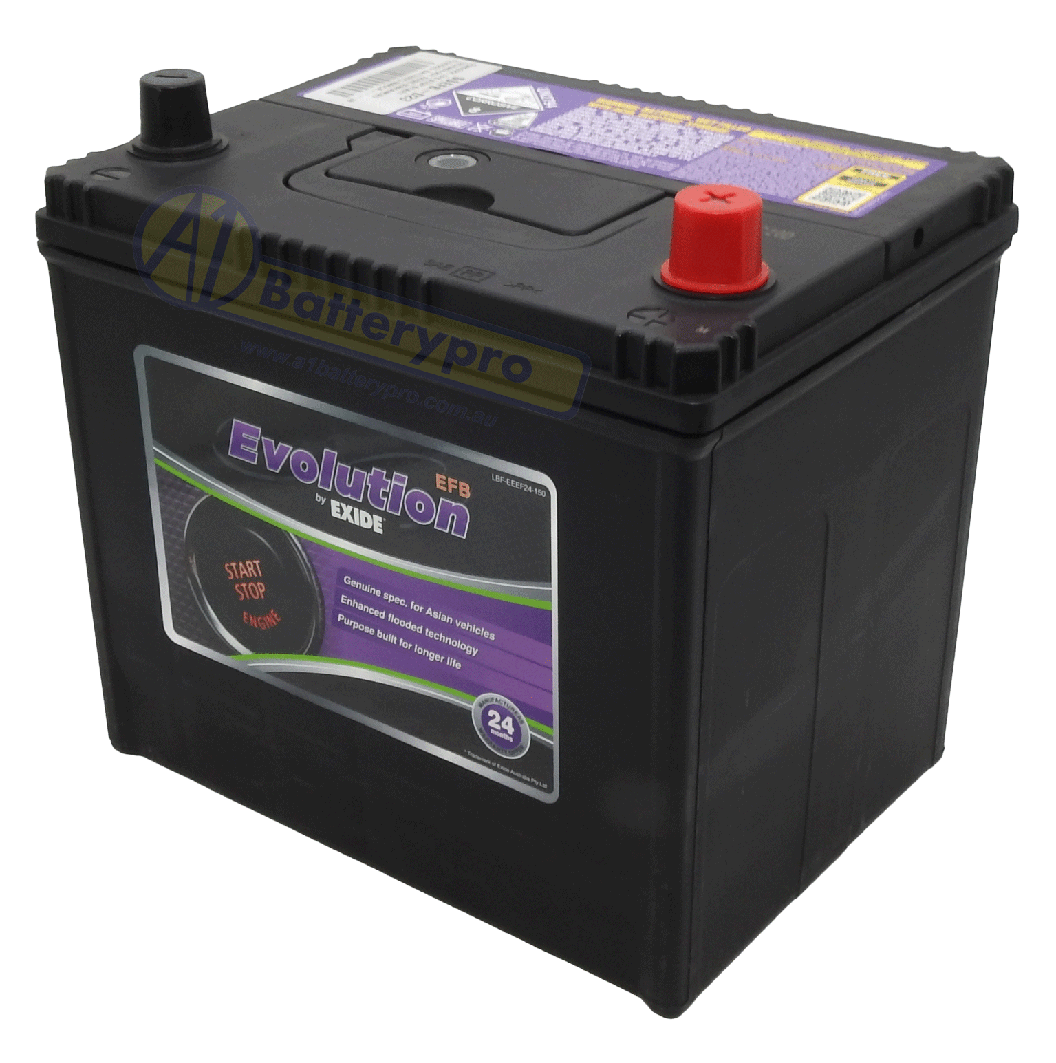 SSEFB-D23 SSEFB-D23 - 12VOLT 650CCA EXIDE EFB STOP START TECHNOLOGY ...