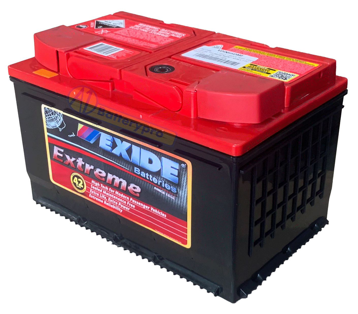 XDIN66DMF DIN66DMF - 12VOLT 730CCA 70AH EXIDE EXTREME PREMIUM MAINTENANCE FREE BATTERY - LHP ...