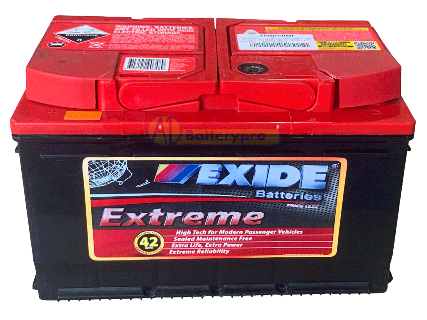 XDIN66DMF DIN66DMF - 12VOLT 730CCA 70AH EXIDE EXTREME PREMIUM ...