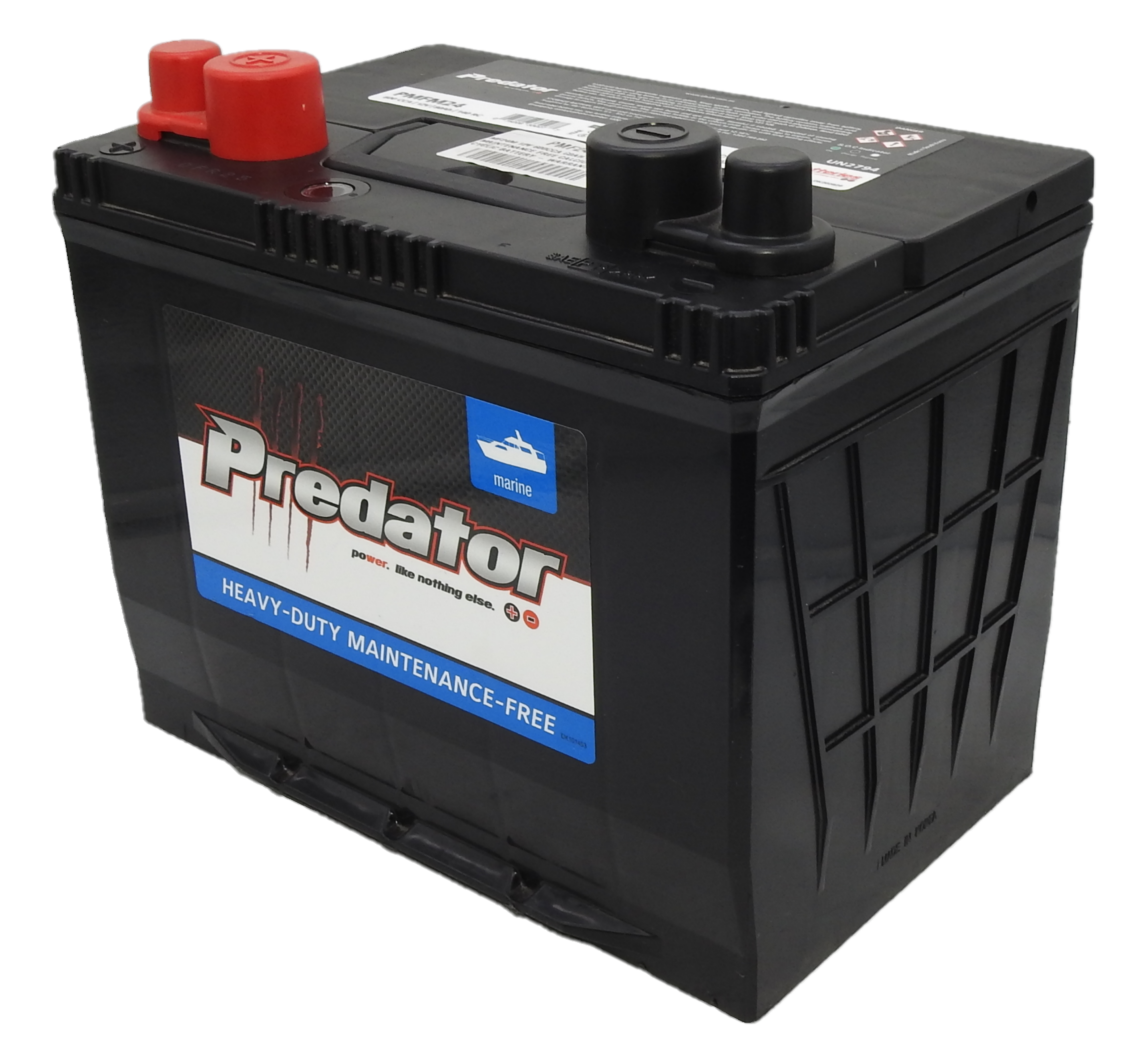 PMF24M MF24M - 12VOLT 600CCA 80AH PREDATOR MAINTENANCE FREE CALCIUM ...