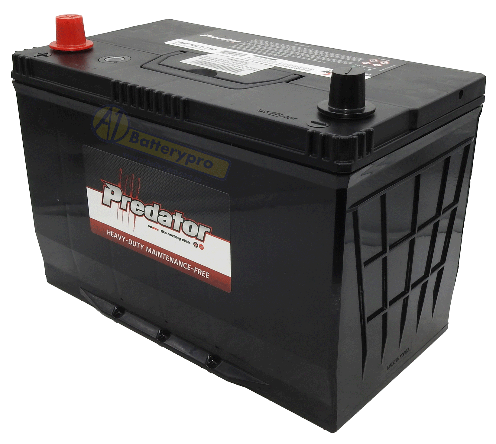 PMF70ZZ N70ZZ - 12VOLT 750CCA PREDATOR MAINTENANCE FREE CALCIUM BATTERY ...