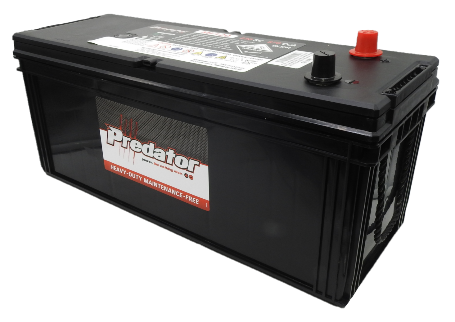 PMF120 MF120 / N120 - 12VOLT 870CCA PREDATOR MAINTENANCE FREE CALCIUM ...