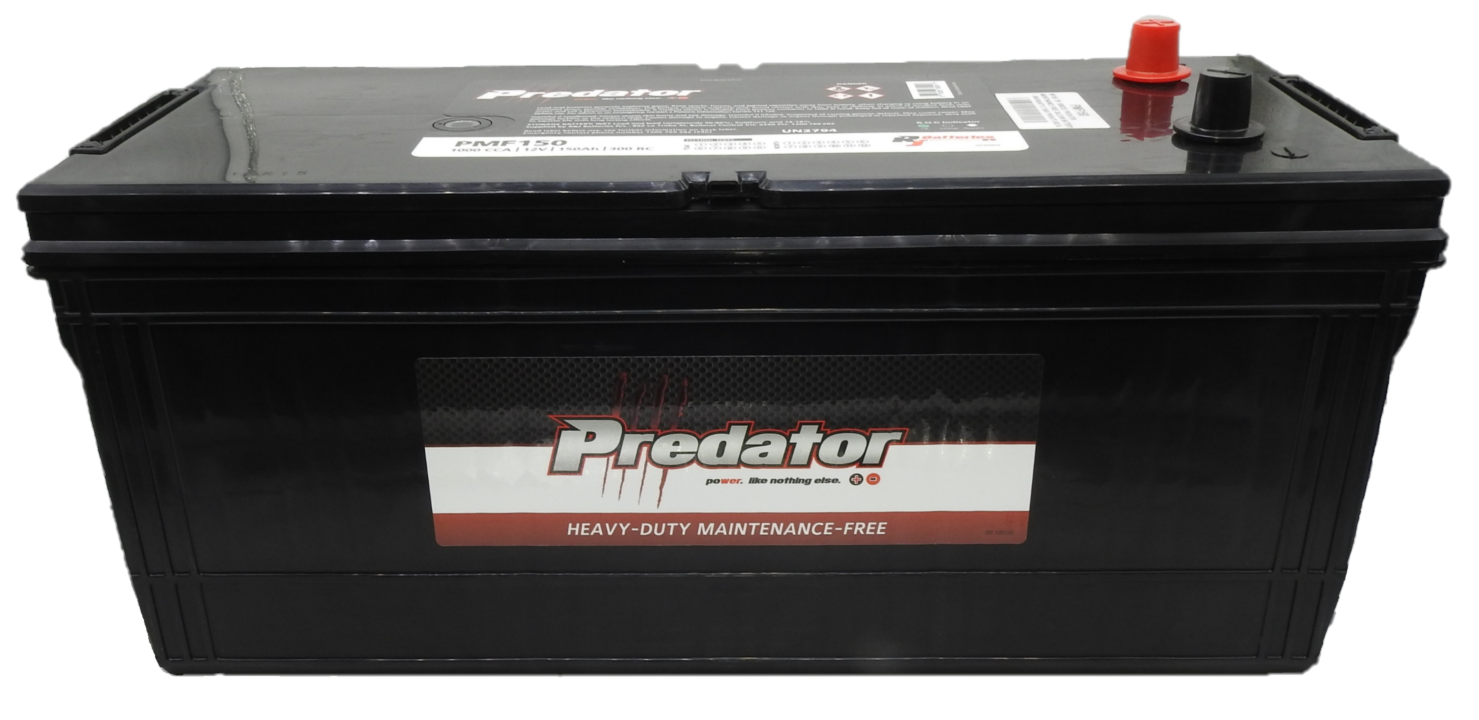 PMF150 MF150 - 12VOLT 1000CCA PREDATOR MAINTENANCE FREE CALCIUM BATTERY ...