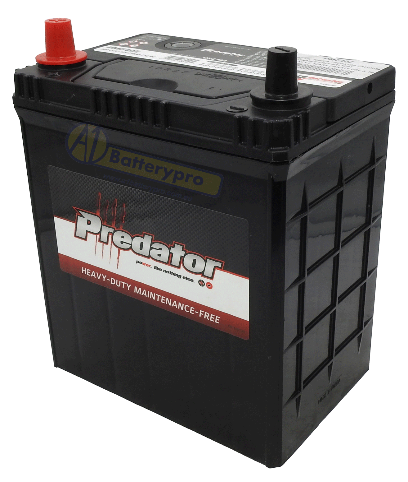 PMF40Z NS40Z - 12VOLT 300CCA PREDATOR CALCIUM MAINTENANCE FREE BATTERY ...