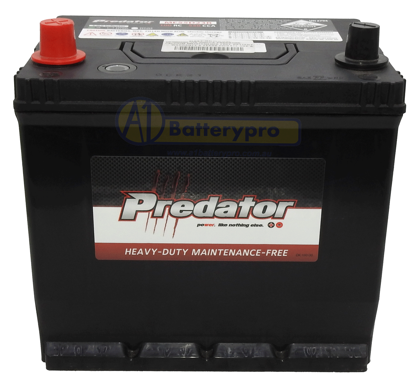 PMF55D23R MF55D23R - 12VOLT 550CCA PREDATOR CALCIUM MAINTENANCE FREE ...