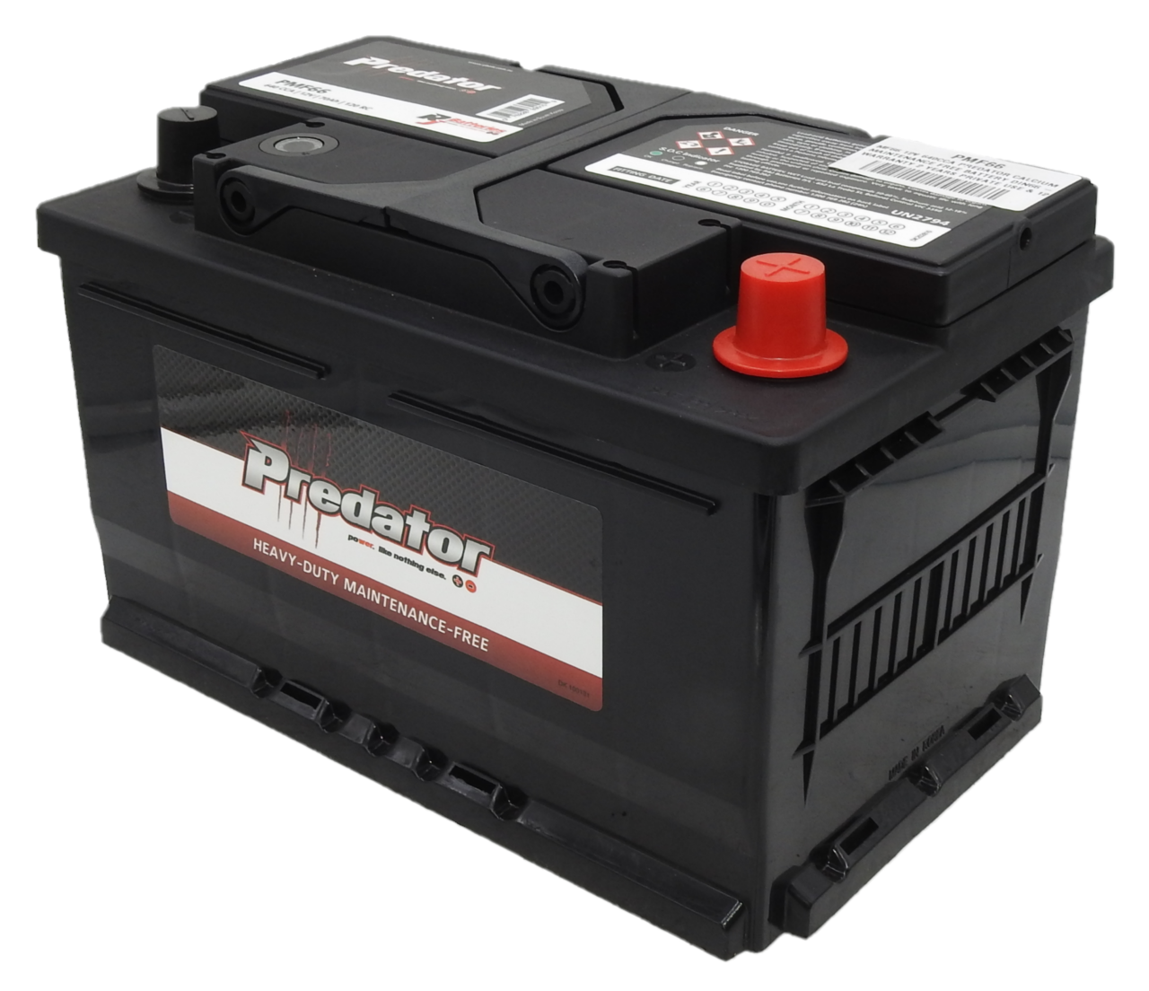 PMF66 MF66 - 12VOLT 640CCA PREDATOR CALCIUM MAINTENANCE FREE BATTERY ...