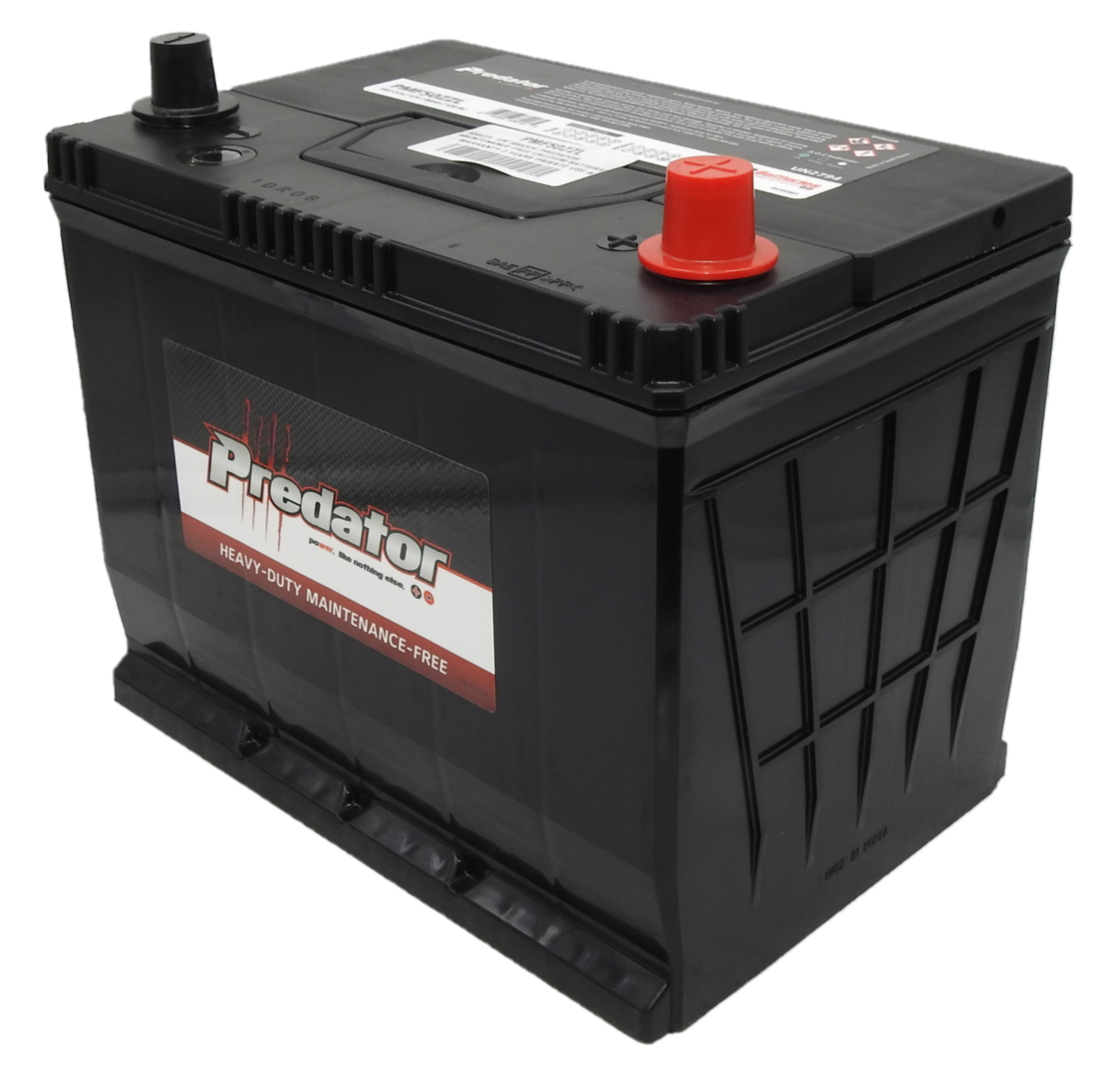 PMF50ZZL N50ZZL - 12VOLT 600CCA PREDATOR MAINTENANCE FREE CALCIUM ...