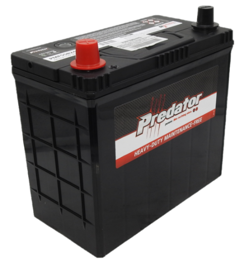 PMF55B24RS NS60A - 12VOLT 430CCA PREDATOR CALCIUM MAINTENANCE FREE BATTERY - LHP - A1 Batterypro ...