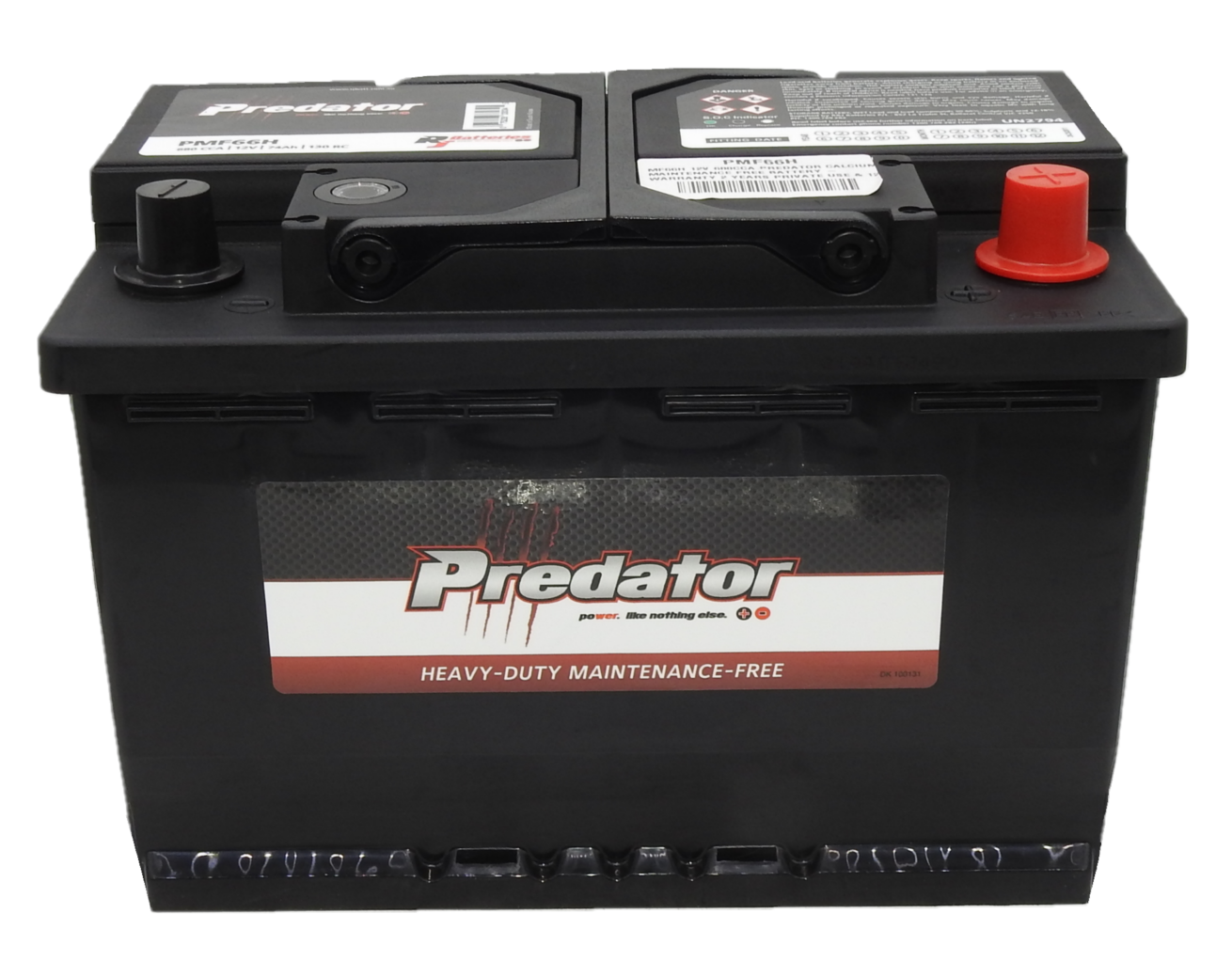 PMF66H MF66H - 12VOLT 680CCA 74 AH PREDATOR CALCIUM MAINTENANCE FREE ...