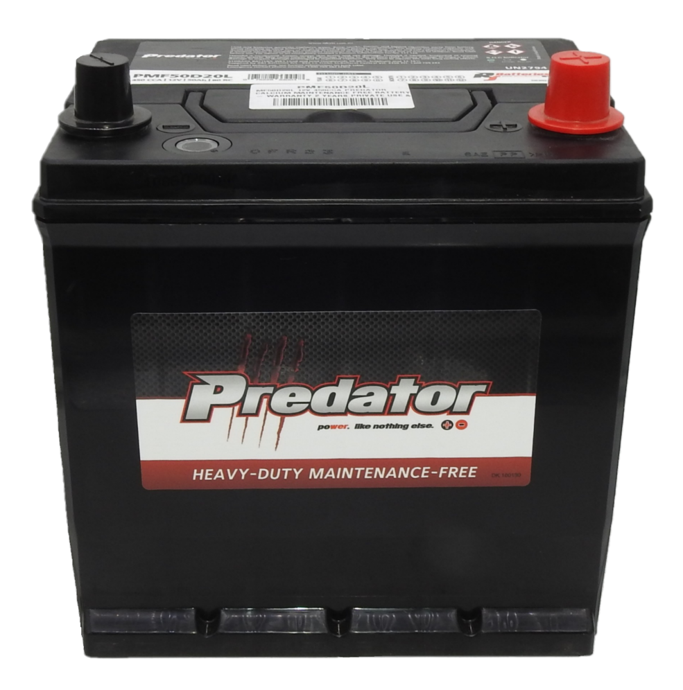 PMF50D20L MF50D20L - 12VOLT 450CCA PREDATOR CALCIUM MAINTENANCE FREE ...