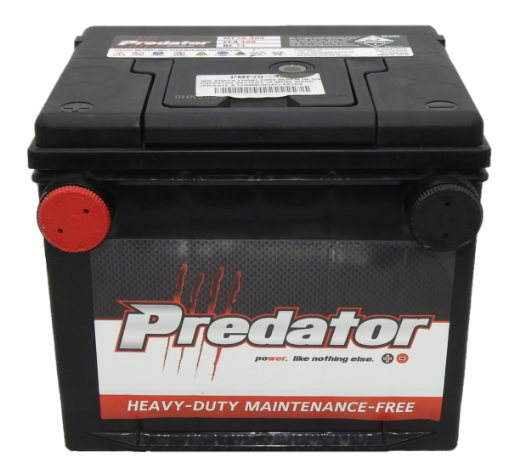 ZZPMF70-400 N50 - 12VOLT 400CCA PREDATOR BATTERY EXTRA HEAVY DUTY ...