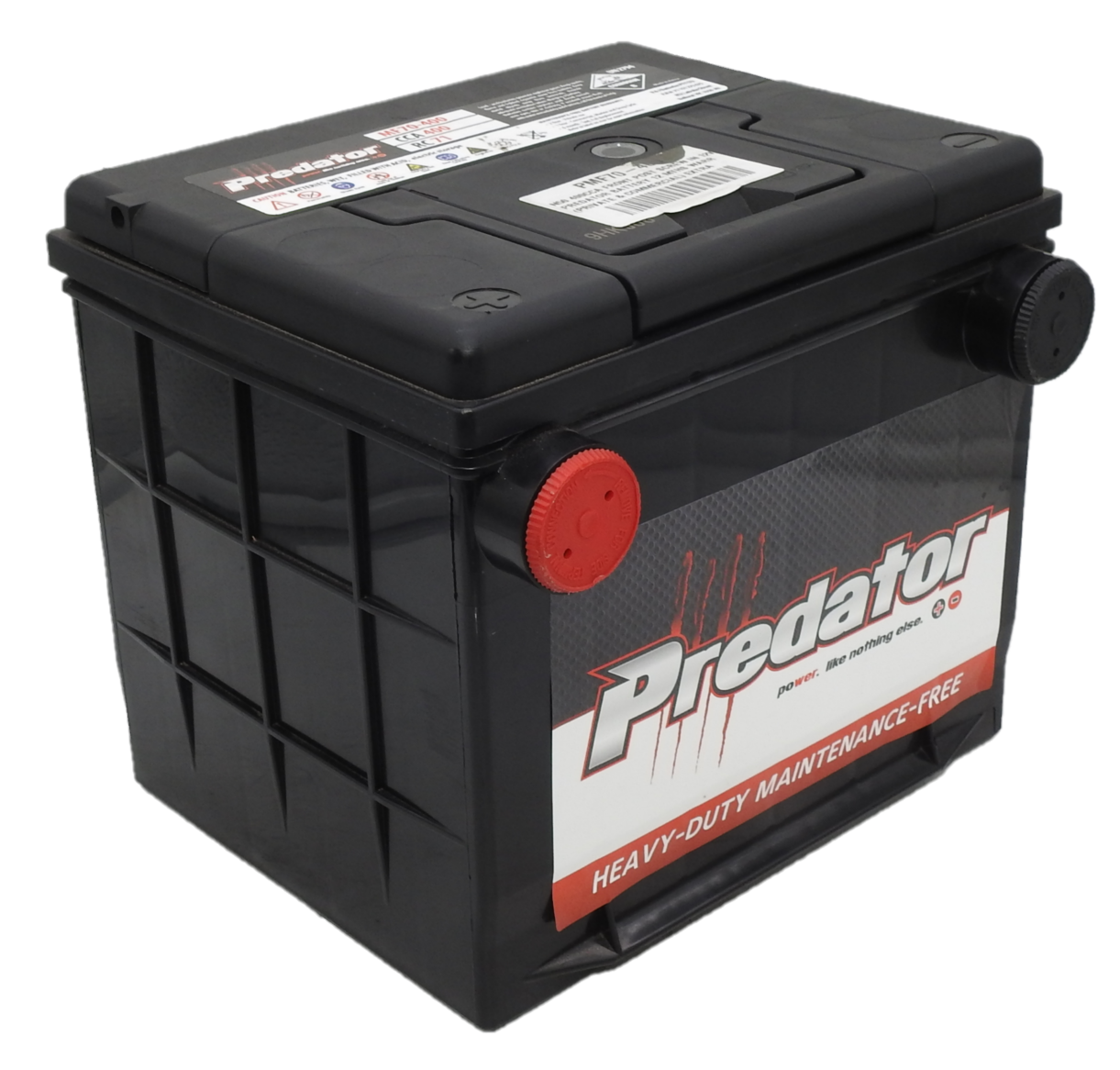 ZZPMF70-400 N50 - 12VOLT 400CCA PREDATOR BATTERY EXTRA HEAVY DUTY ...