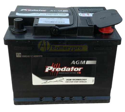 PMFLN2-AGM LN2-AGM 12VOLT 680CCA 60AH PREDATOR HEAVY DUTY AGM STOP START MAINTENANCE FREE ...