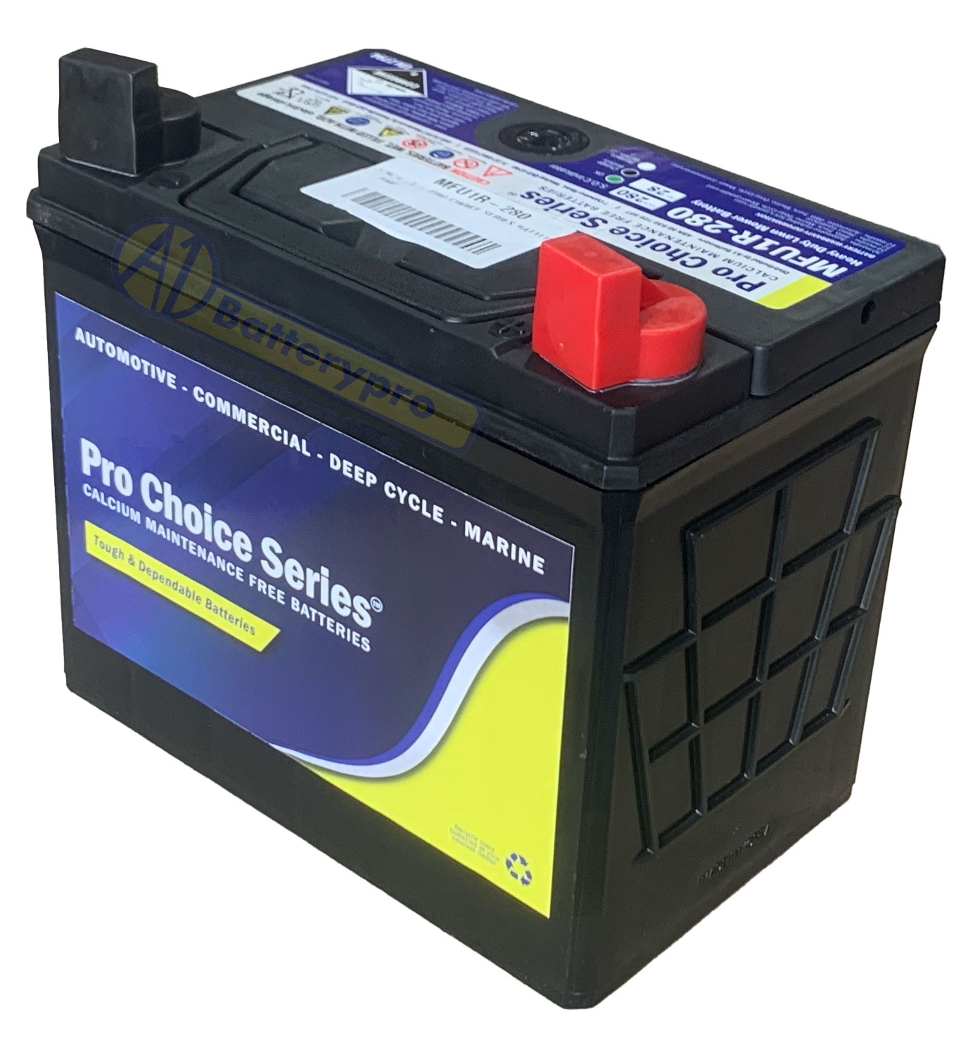 MFU1R-280 12N24-3 - PRO CHOICE SERIES BATTERY - RHP - A1 Batterypro ...