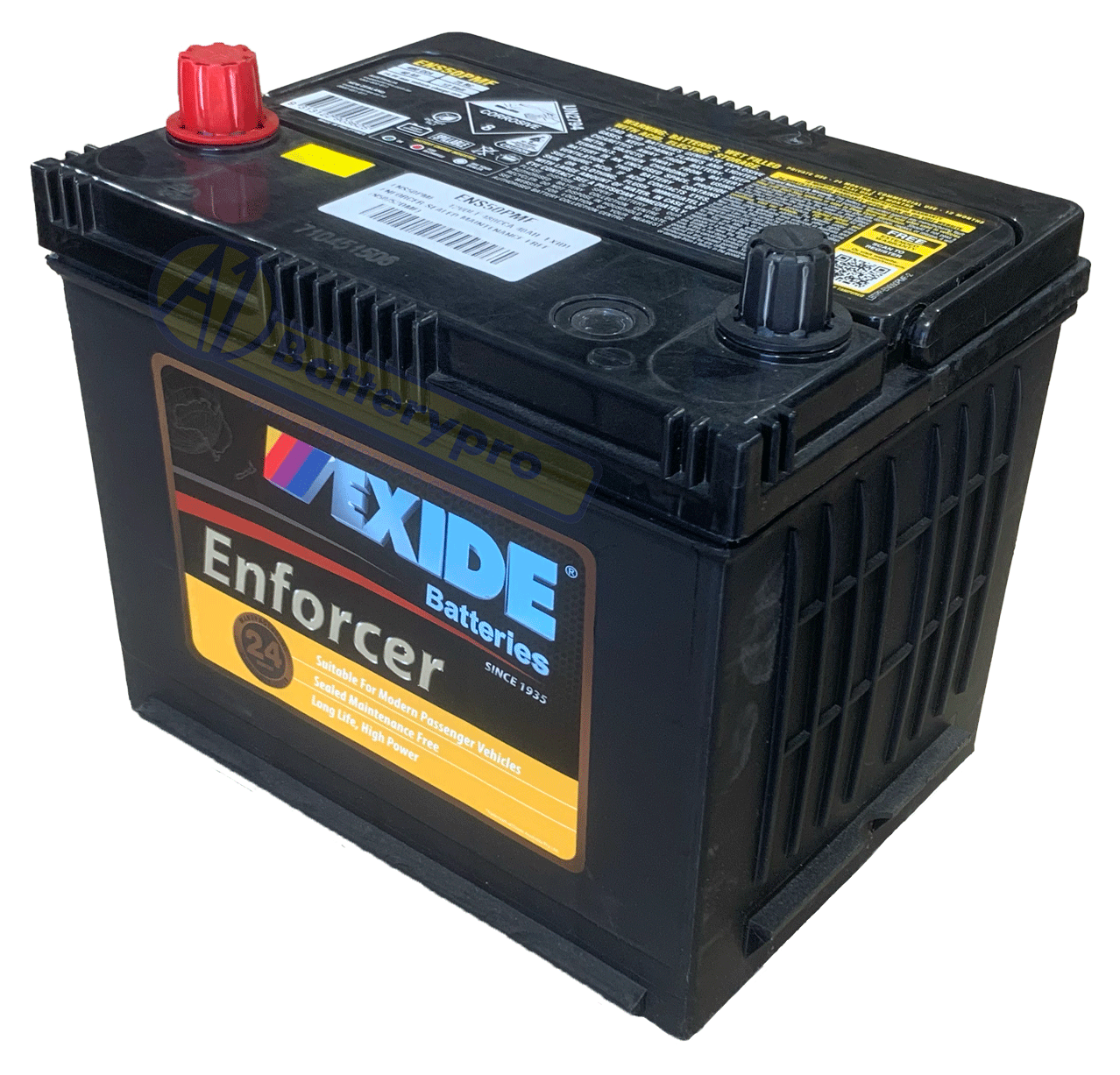 ENS50PMF ENS50PMF - 12VOLT 480CCA 40AH EXIDE ENFORCER SEALED ...