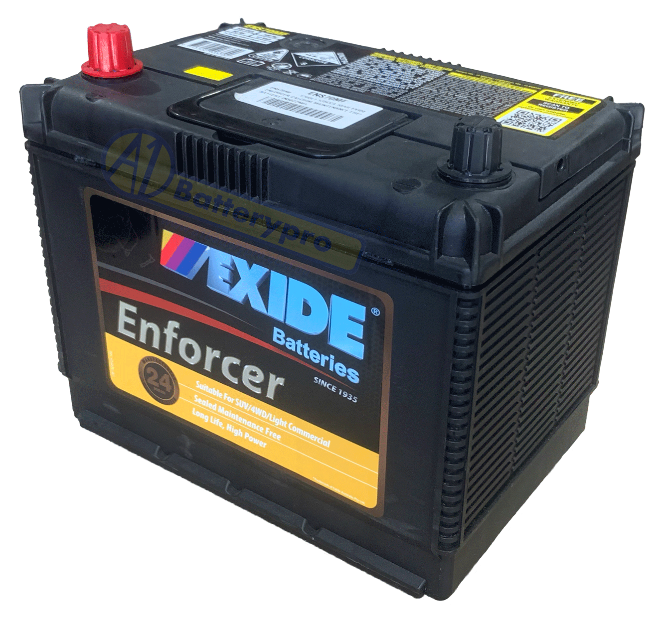 ENS70MF N50ZZMF - 12VOLT 535CCA 50AH EXIDE ENFORCER CALCIUM MAINTENANCE ...