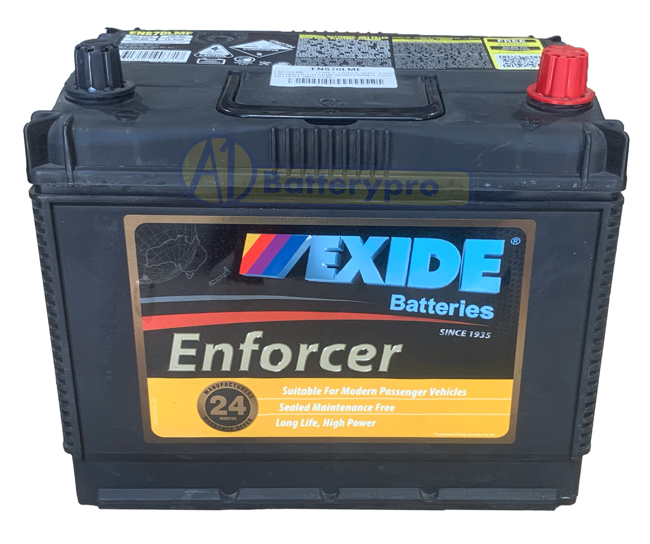 ENS70LMF ENS70LMF - 12VOLT 535CCA 50AH EXIDE ENFORCER CALCIUM ...