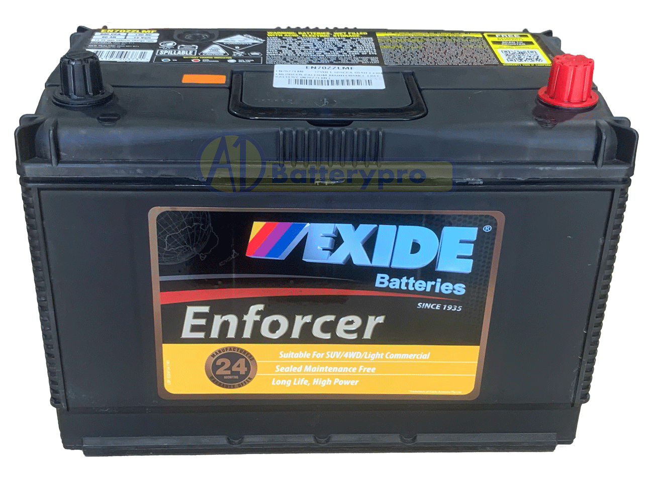 EN70ZZLMF EN70ZZLMF - 12VOLT 600CCA 60AH EXIDE ENFORCER CALCIUM ...