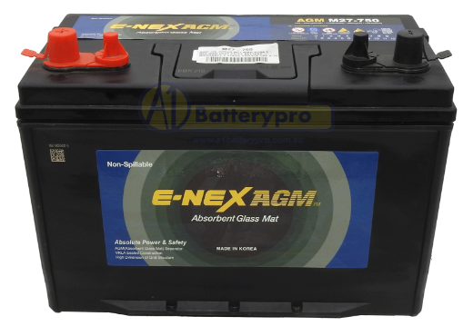 M27-750 AGM 12V 750CCA M27 90AH KOBA E-NEX AGM CRANKING/DEEP CYCLE BATTERY - LHP - A1 Batterypro ...