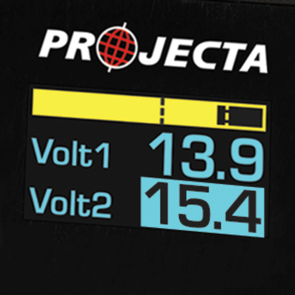 DBM100 PROJECTA 12/24V DUAL BATTERY VOLT METER - A1 Batterypro ...