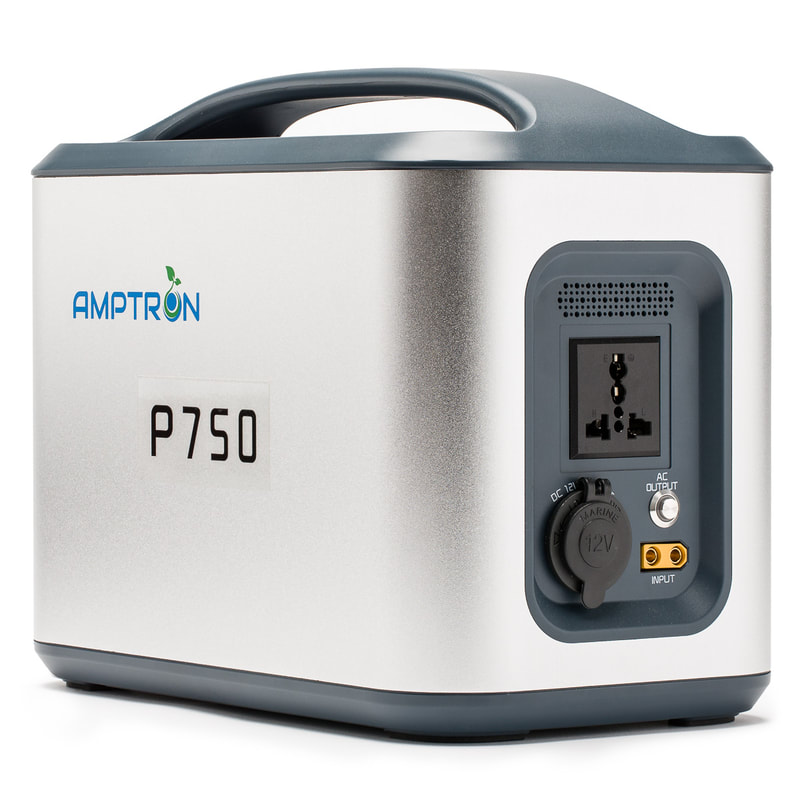 AT-PORTPOW-750AV02 P750 750WH (60AH) AMPTRON LITHIUM PORTABLE POWER ...