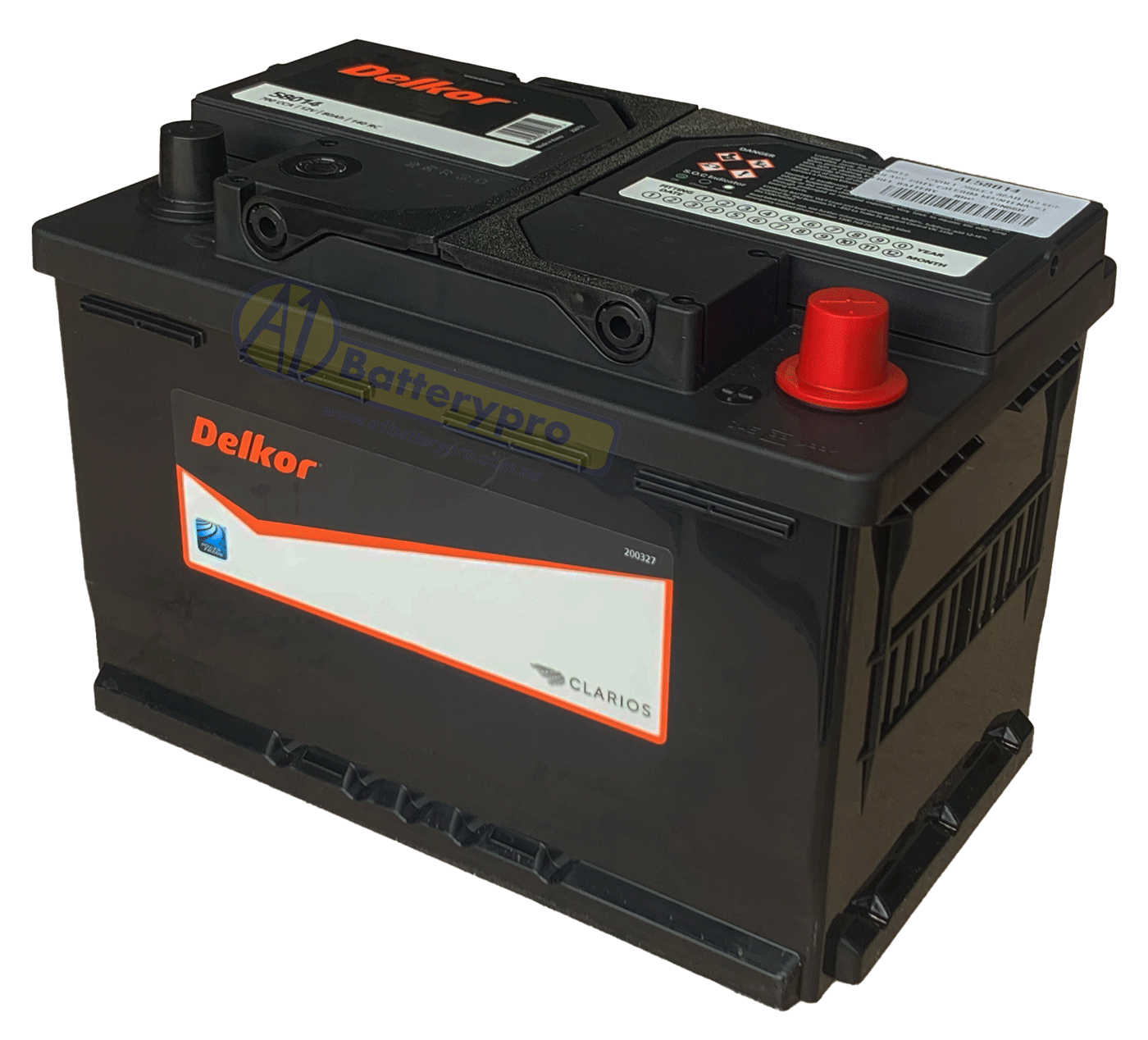 AL58014 58014 - 12VOLT 700CCA 80AH DELKOR HEAVY DUTY CALCIUM MAINTENANCE FREE BATTERY - RHP ...