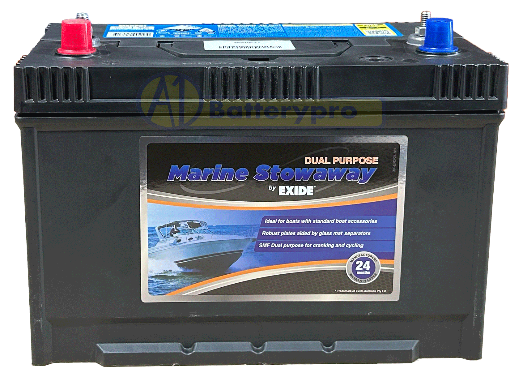 MSDP31 MSDP31 - 12VOLT 830CCA 110AH EXIDE DUAL PURPOSE DEEP CYCLE ...