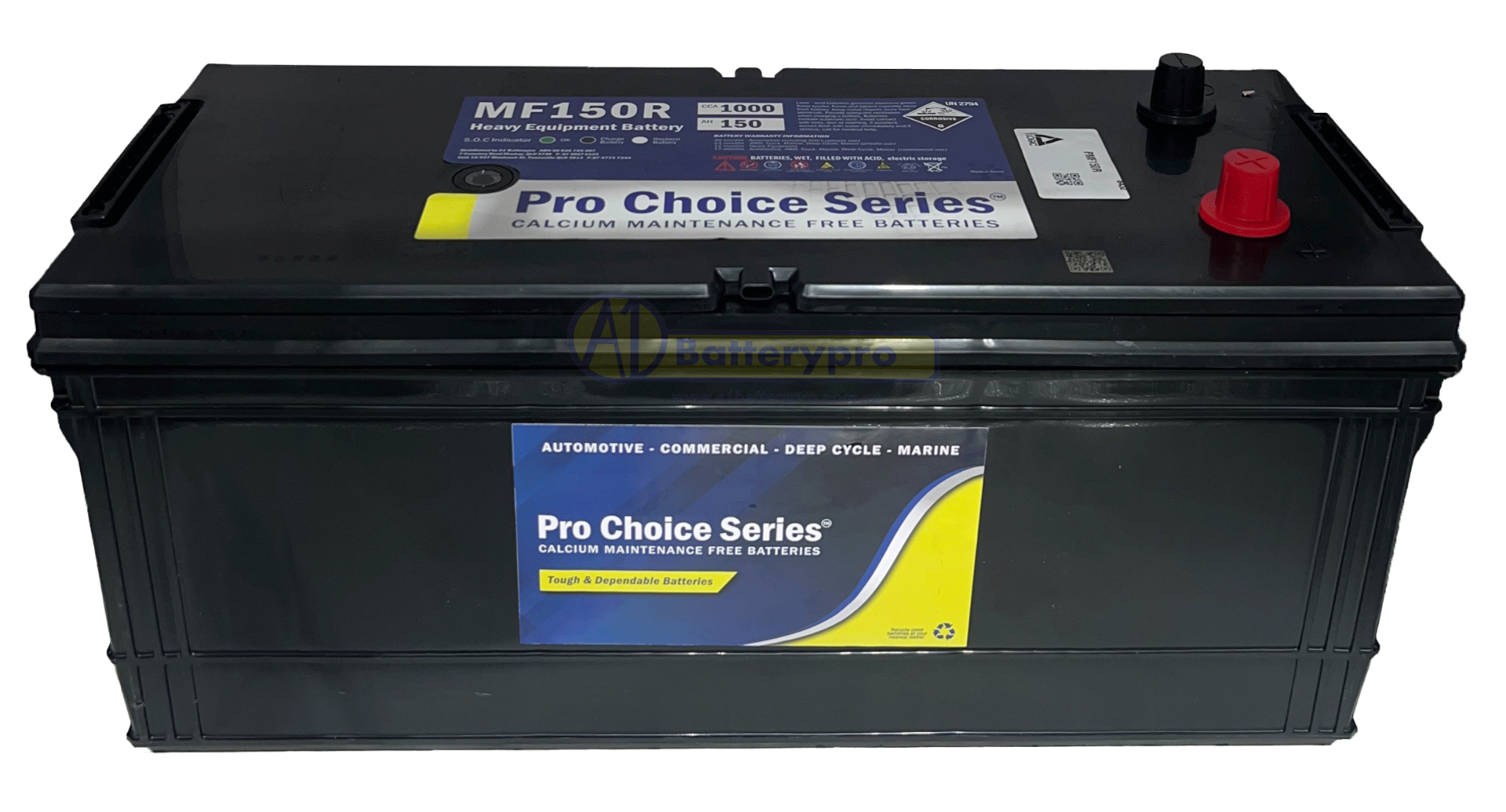 MF150R MF150R - 12VOLT 1000CCA PRO CHOICE SERIES MAINTENANCE FREE ...