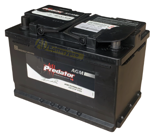 PMFLN3-AGM LN3-AGM 12VOLT 760CCA 70AH PREDATOR HEAVY DUTY AGM STOP START MAINTENANCE FREE ...