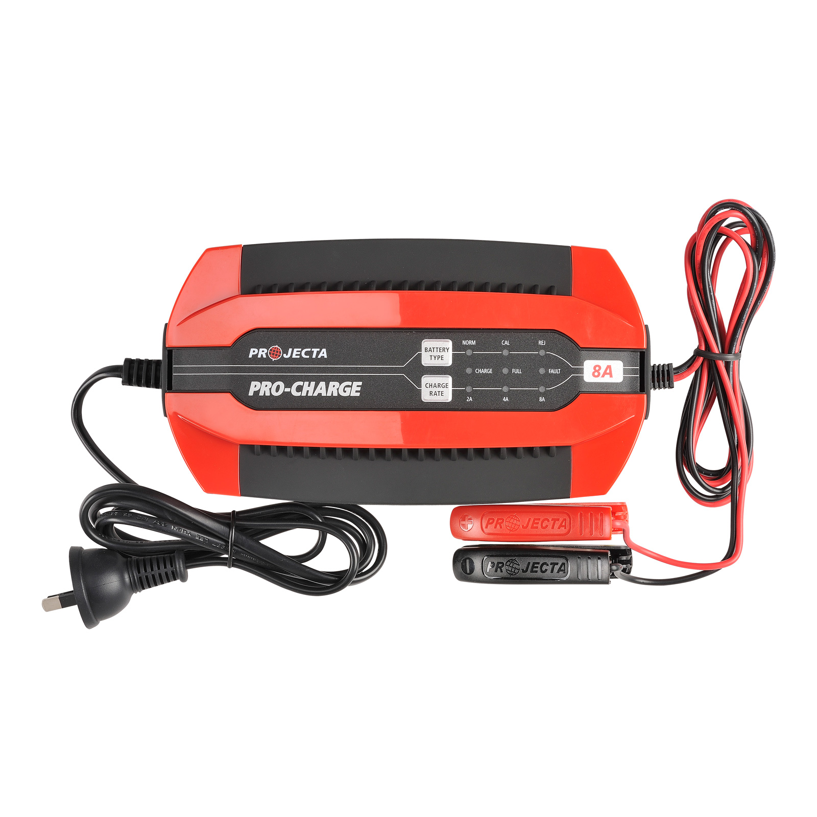 PC800 12V 8A 6 STAGE FULLY AUTOMATIC PROJECTA PRO-CHARGE BATTERY CHARGER - A1 Batterypro ...
