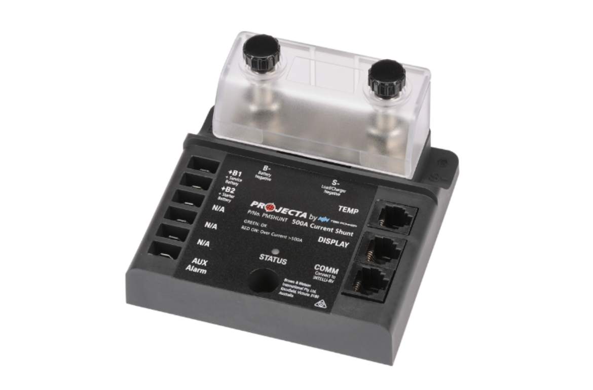 PMSHUNT PROJECTA 500A 7-95V CURRENT SHUNT INTELLI-RV - A1 Batterypro Queensland Australia