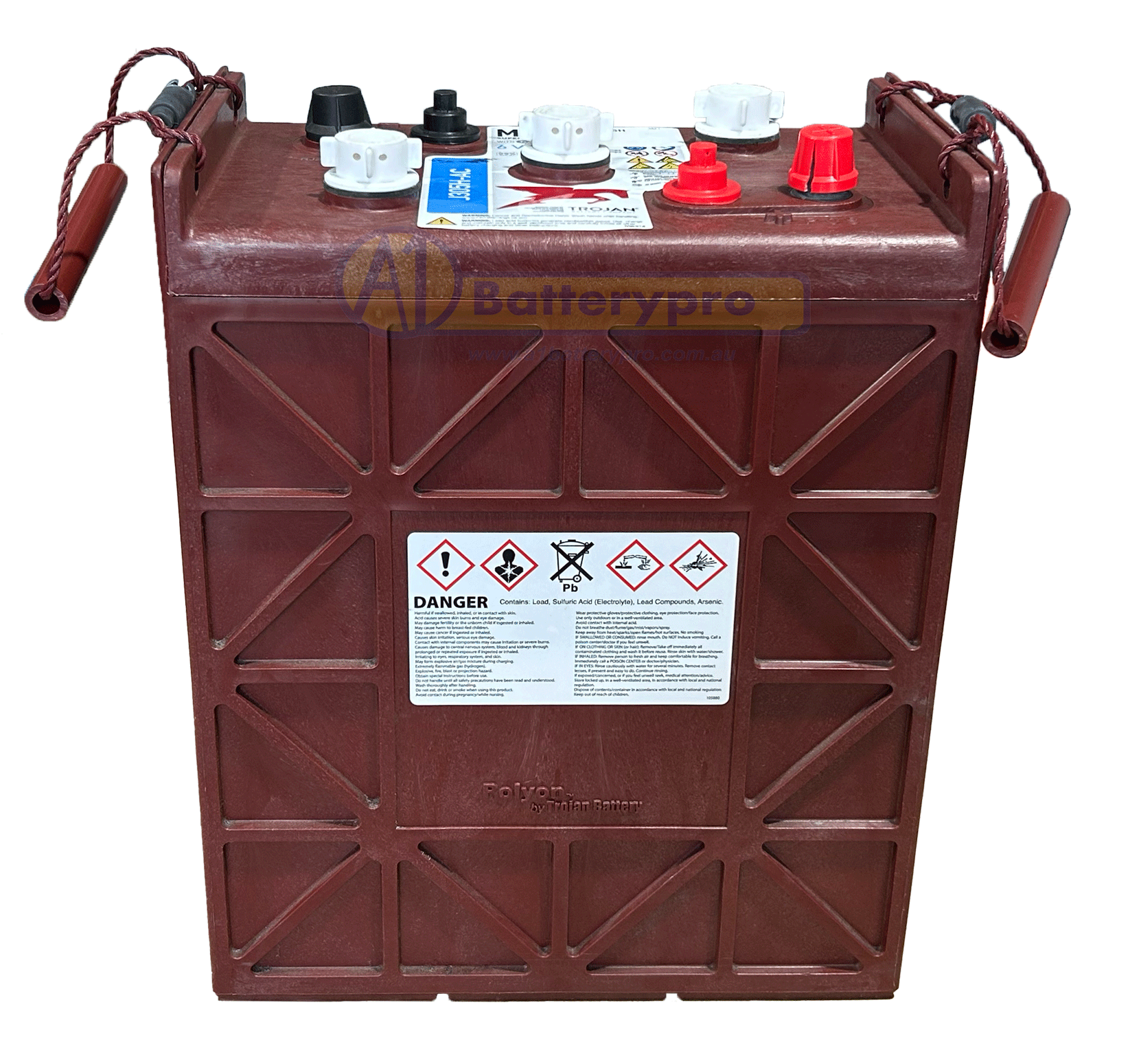 ALJ305H 6V 360AH TROJAN DEEP CYCLE BATTERY -- USA MADE - A1 Batterypro ...