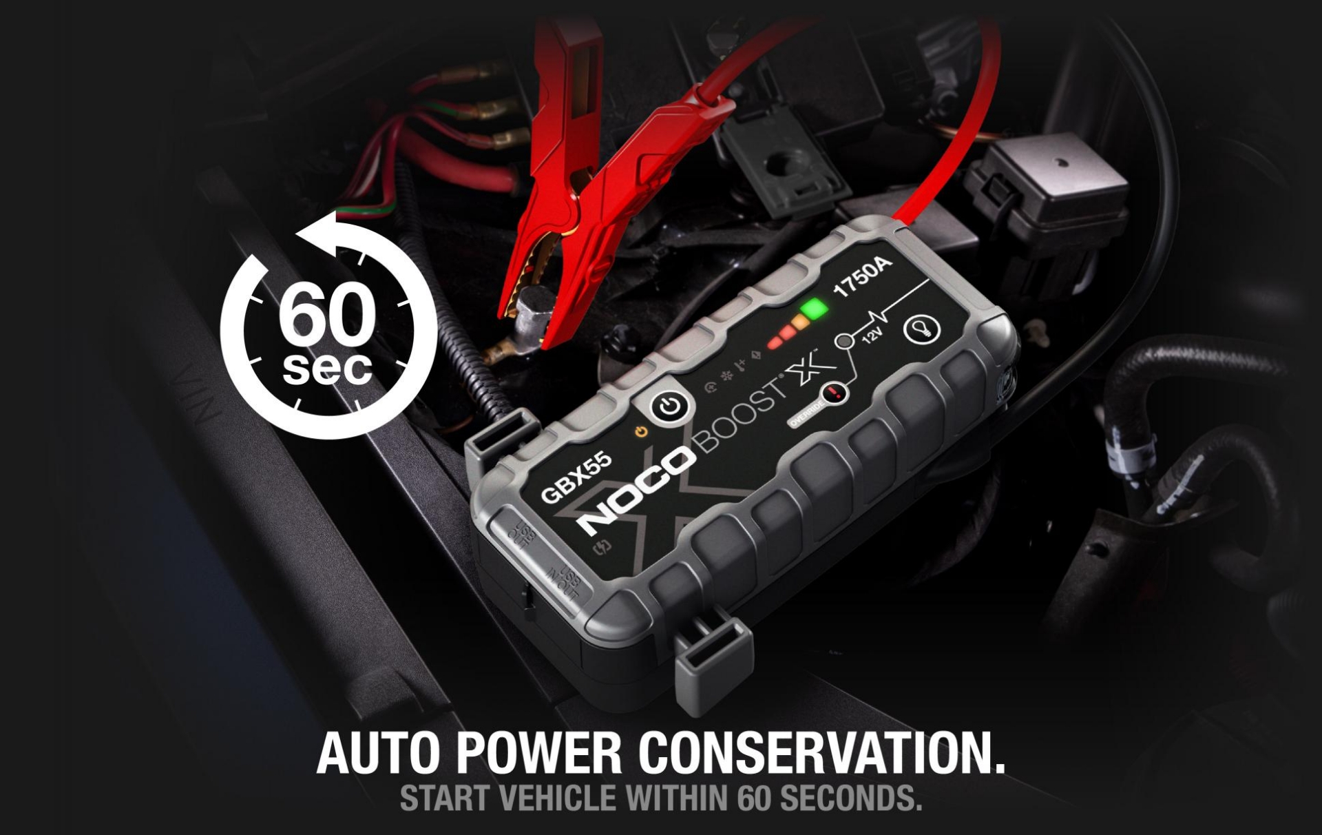 GBX55 NOCO 12V 1750A BOOST X LITHIUM-ION JUMP STARTER - A1 Batterypro ...