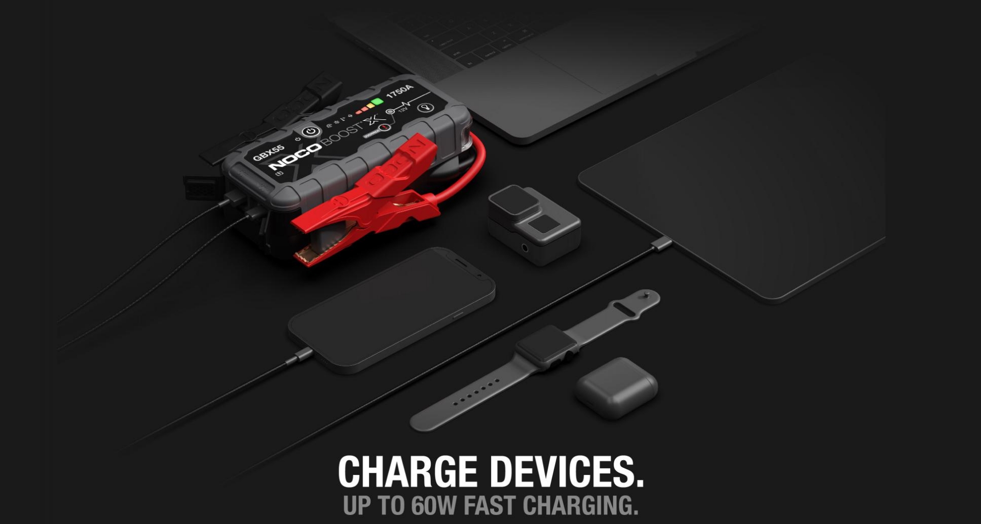 GBX55 NOCO 12V 1750A BOOST X LITHIUM-ION JUMP STARTER - A1 Batterypro ...