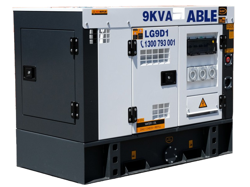 LG9D1 10KVA 240V 37AMPS ABLE SINGLE PHASE GENERATOR - YANGDONG 3CYL ...