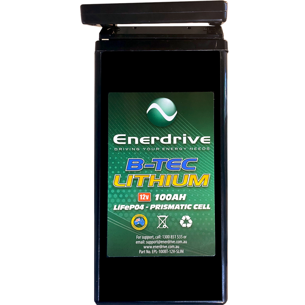 EPL-100BT-12V-SLIM 12VOLT 100AH ENERDRIVE B-TEC SLIMLINE LIFEPO4 ...