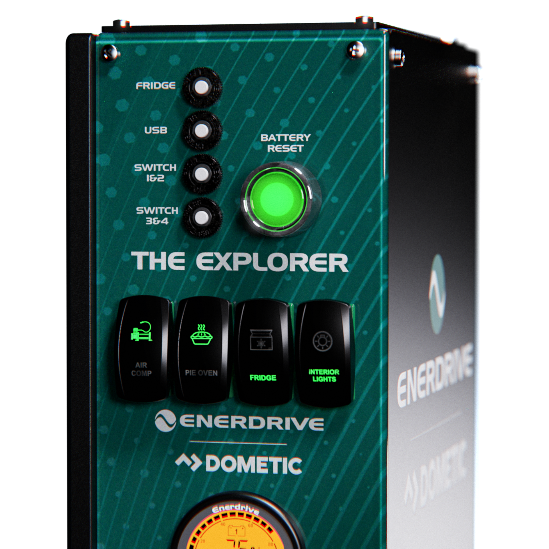 K-EXPLORER-01-L ENERDRIVE LEFT MOUNT EXPLORER 01 SYSTEM - 40A DC-DC ...